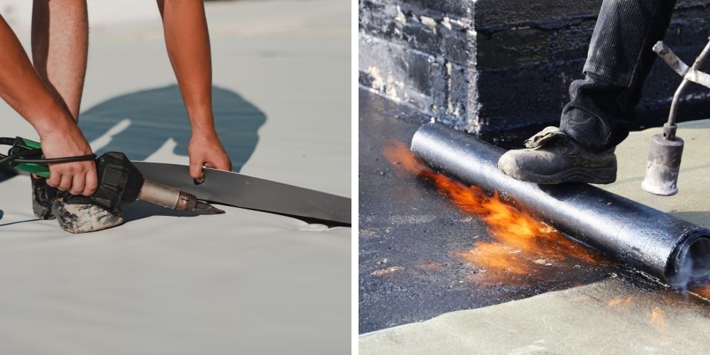 Welded waterproof membrane VS non-welded waterproof membrane